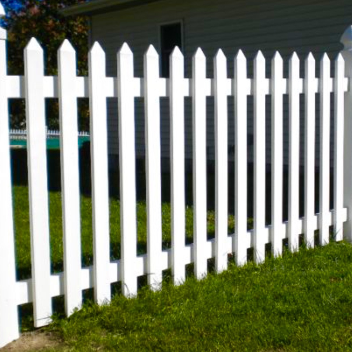 Primed Pointed Top – The Picket Fence Company