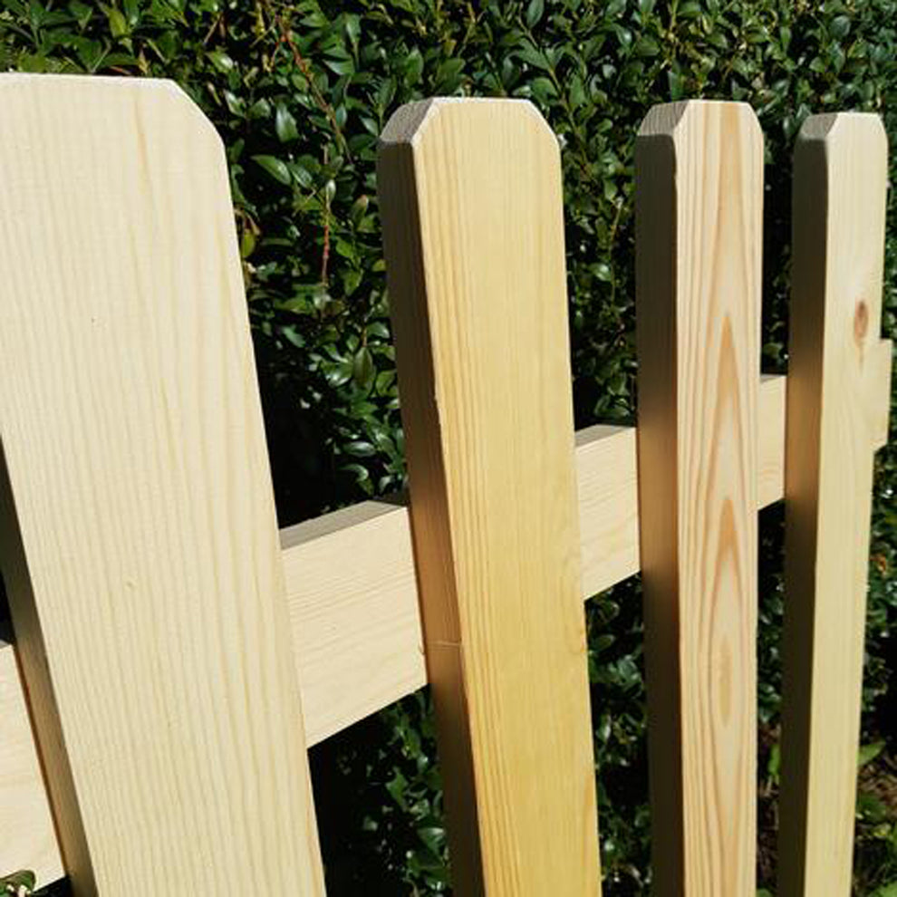 Natural with Dog Eared Tops. – The Picket Fence Company